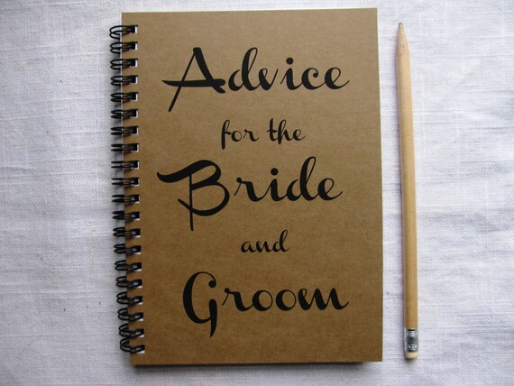 Script Font Advice for the Bride and Groom 5 x by JournalingJane