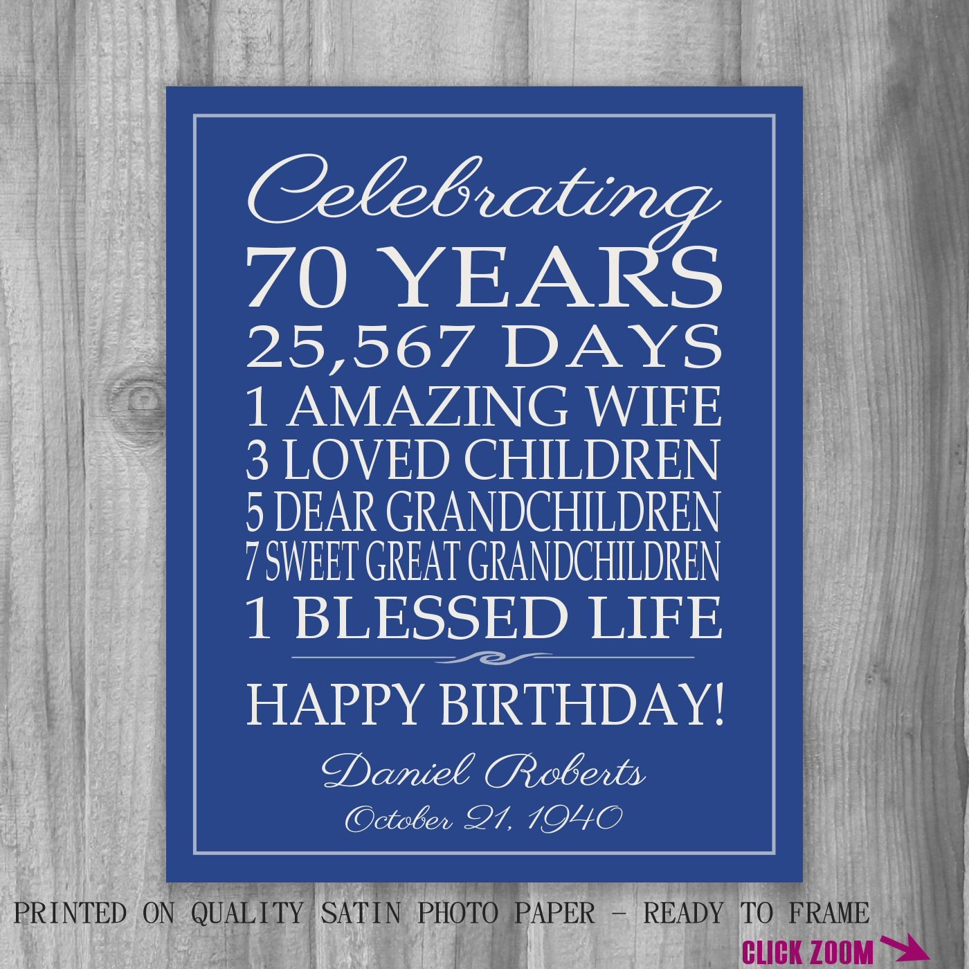 24 Best 70th Birthday Gift Ideas For Dad Home Family Style And Art