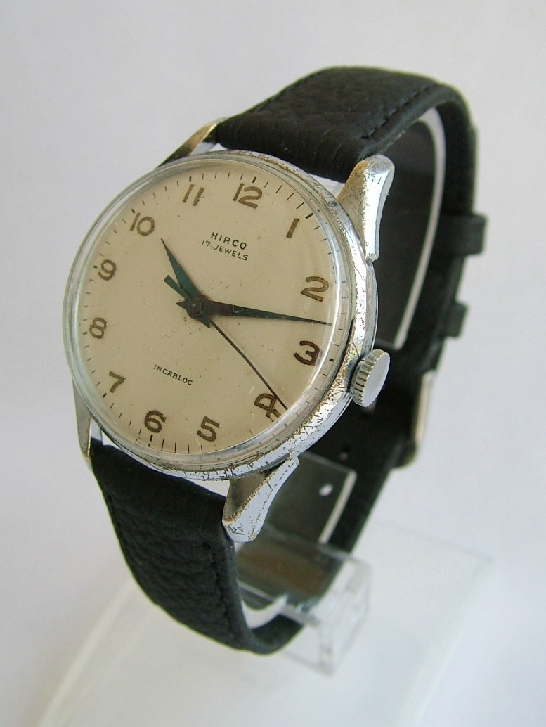 Gents 1950s Hirco wrist watch – Haute Juice