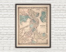 Popular items for boston posters on Etsy