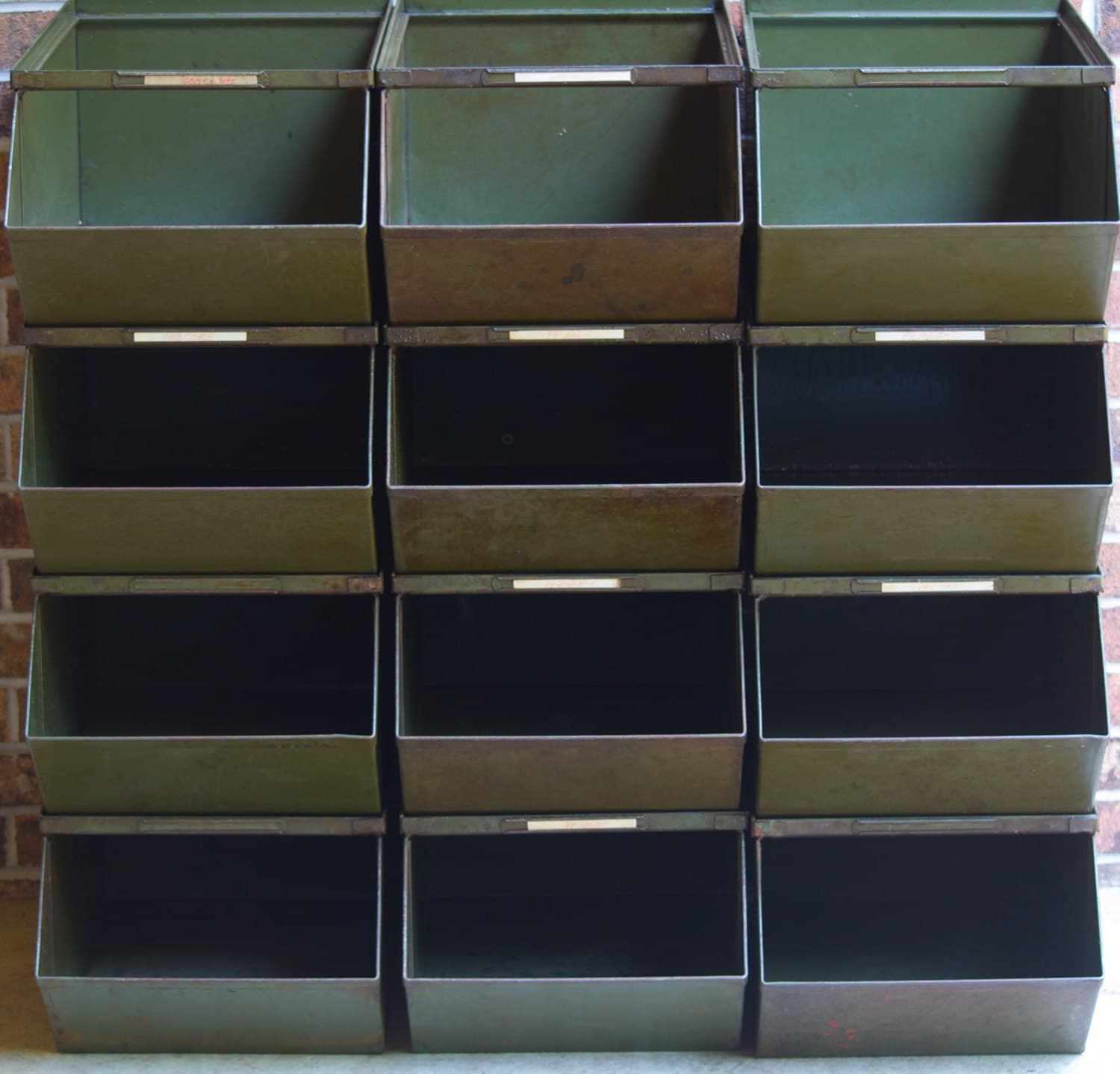 Extra Large Industrial Metal Stackable Storage Bins – Haute Juice