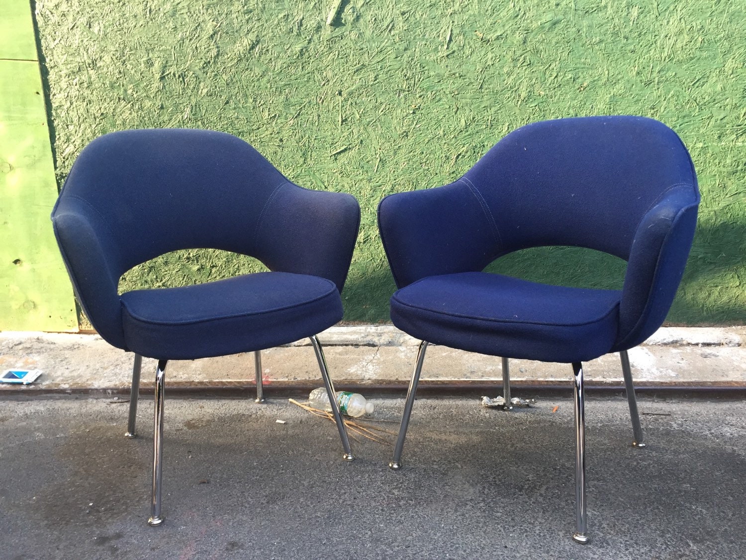 Authentic Blue Knoll Saarinen Chairs – Haute Juice
