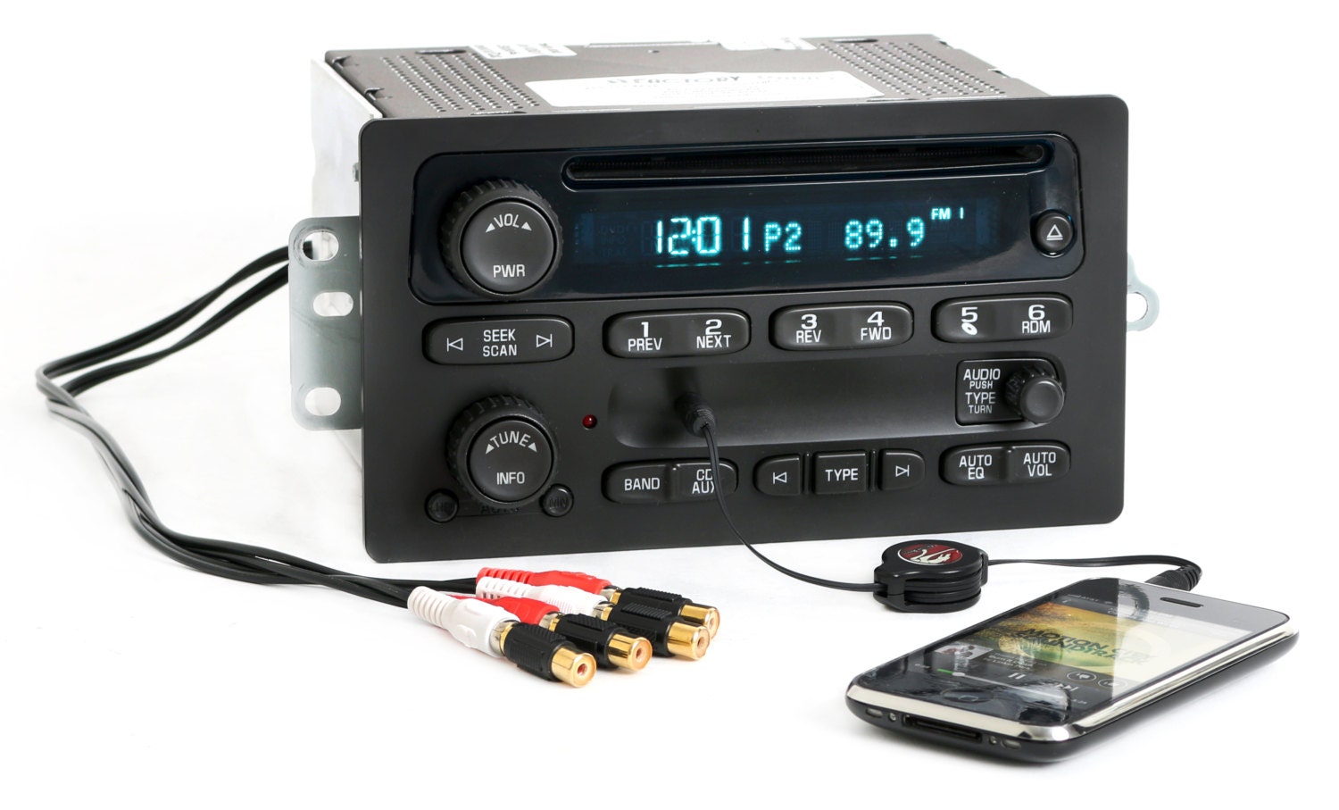 2005 to 09 Chevy Truck CD Player Radio w Aux Input and RCA