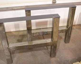 Extra Large 2-1/2 Round Metal Table Legs by EConWelding on Etsy