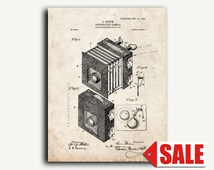 Popular items for camera patent print on Etsy