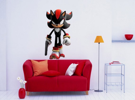 Shadow The Hedgehog SONIC Decal Removable WALL by PrintaDream