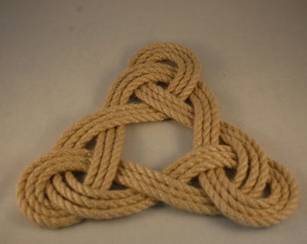 Rope Tablemat or Pot Mat by RachelsRopework on Etsy