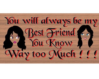 You know too much | Etsy