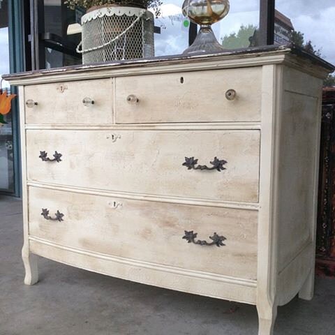 Beautiful Rustic Antique Changing Table Dresser Plenty of Drawers ...