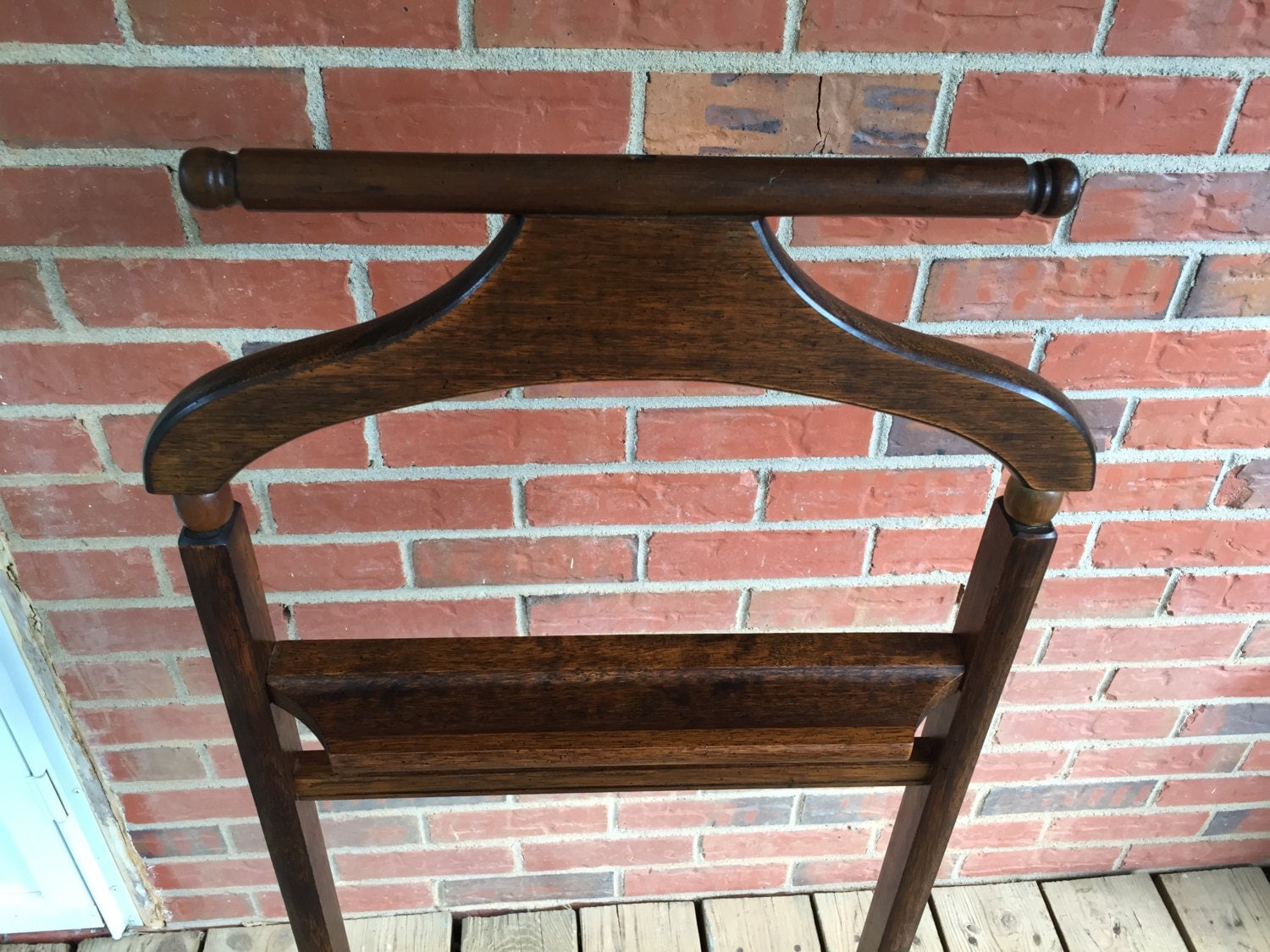 Vintage Solid Wood Suit Butler Valet Stand – Haute Juice