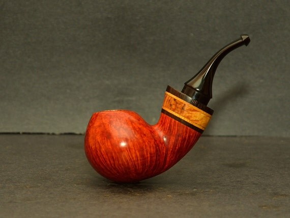 REVERSE CALABASH BRANDY Briar smoking pipe by Anan Pillia