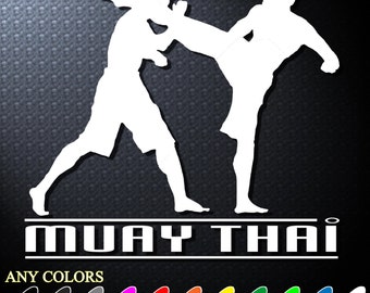 Muay thai decal | Etsy