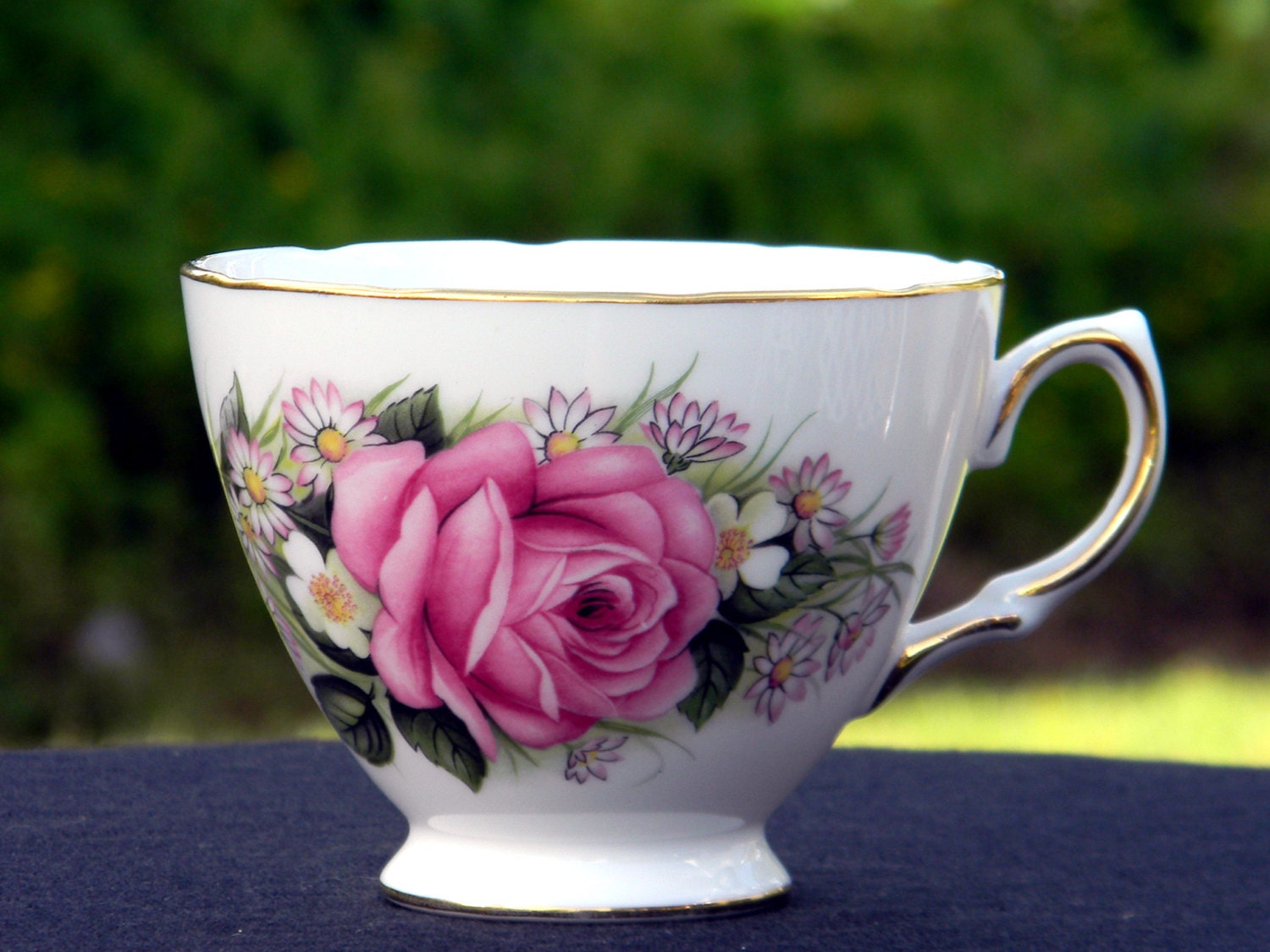 Royal Vale Pink Rose English Teacup, No Saucer Orphan Tea Cup 1646 ...