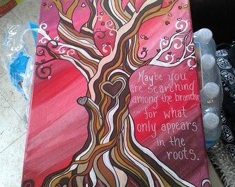 Tree of Life Mason Jar Tree of Love Quart Jar