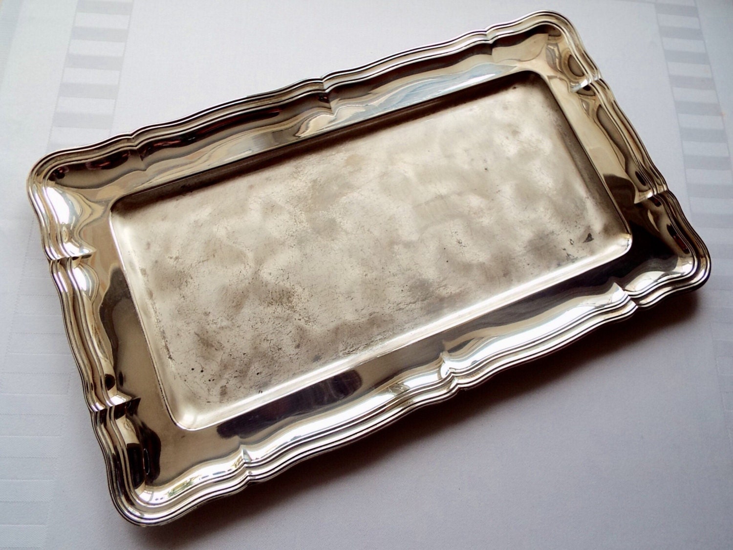 Mid Century WMF Silver Plate Serving Tray, Serving Tray, Vintage ...