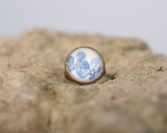 Forget me not ring | Etsy