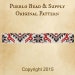 Black Buffalo Seed Bead Pattern Loom Cuff Bracelet PDF File