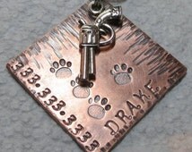 Popular items for dog collar tags on Etsy