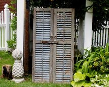 Popular items for rustic shutters on Etsy