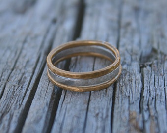 Double Point Spear Statement Ring