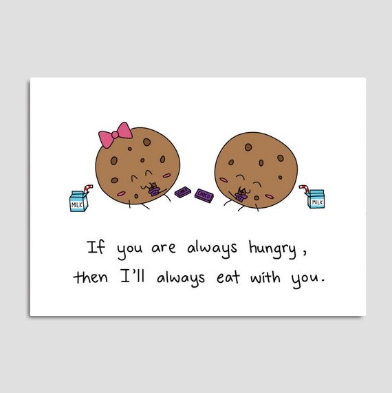 Printable Silly Doodle Card Cookie Won't Let Cookie Eat