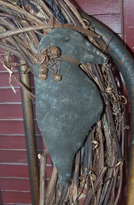 Instant Download PRIMITIVE CHUNKY CROW Pattern Quick and Easy