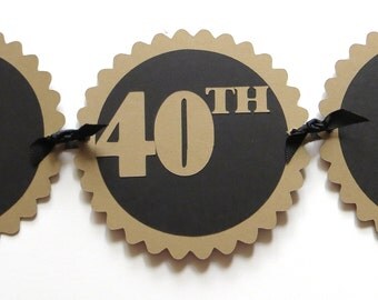 40th Birthday Cake Topper 40 is Hot by CarasScrapNStampArt