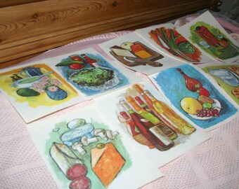 Cookbook art print | Etsy