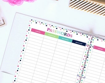 Password keeper | Etsy