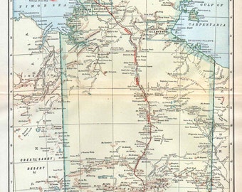 TURKEY and Middle East Map 1960s Cram Atlas by SkippiDiddlePaper