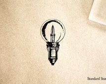 Popular items for light bulb stamp on Etsy