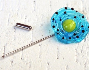 Lampwork brooch | Etsy