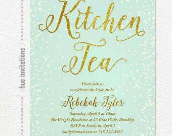 Kitchen tea invite | Etsy