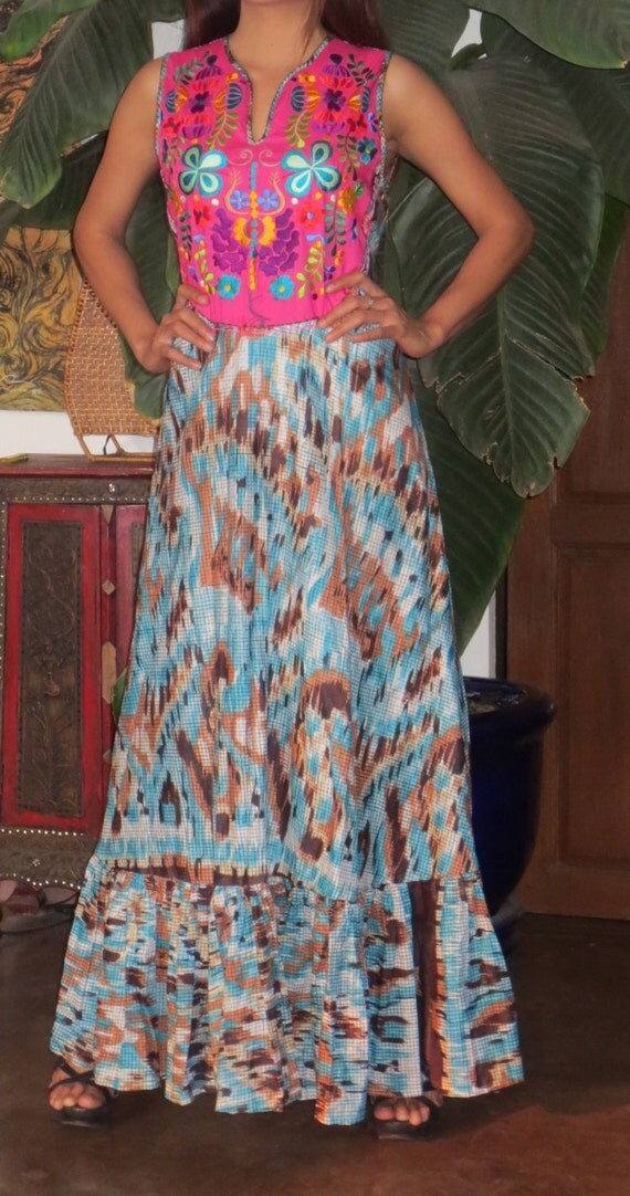 Embroidery Boho WEDDING Angel Gypsy Long Maxi Hippy Dress