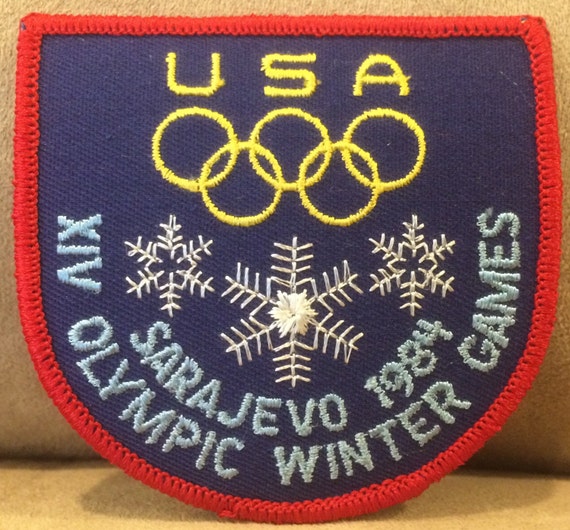 1984 Winter Olympics USA Patch Sarajevo XIV by TripleGCollectibles