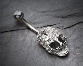 Skull piercing | Etsy