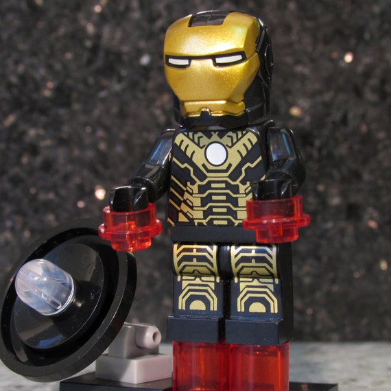 New IRON MAN Mark 20 Python Black and Gold Tony by ToyAndFashion