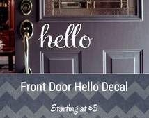 Unique door sticker related items | Etsy