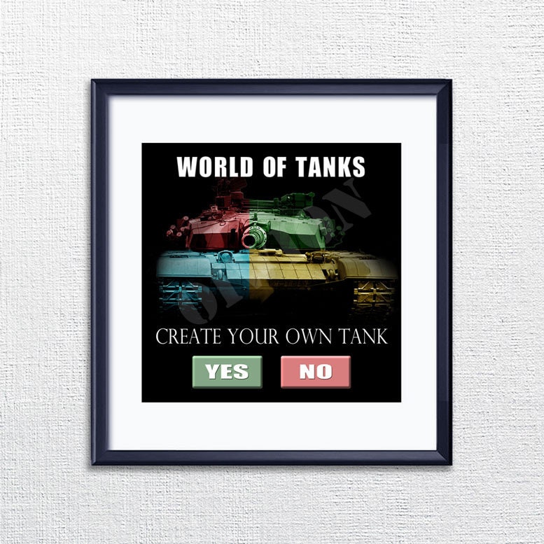 Create your own tank. WORLD OF TANKS. Military game by oiwion