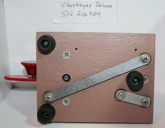 1960 Vibroplex Vibrokeyer Deluxe Tan Base SN 216924 Morse