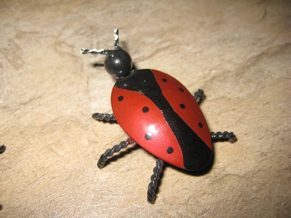 Items similar to Ladybug welded spoon art garden art desk art on Etsy