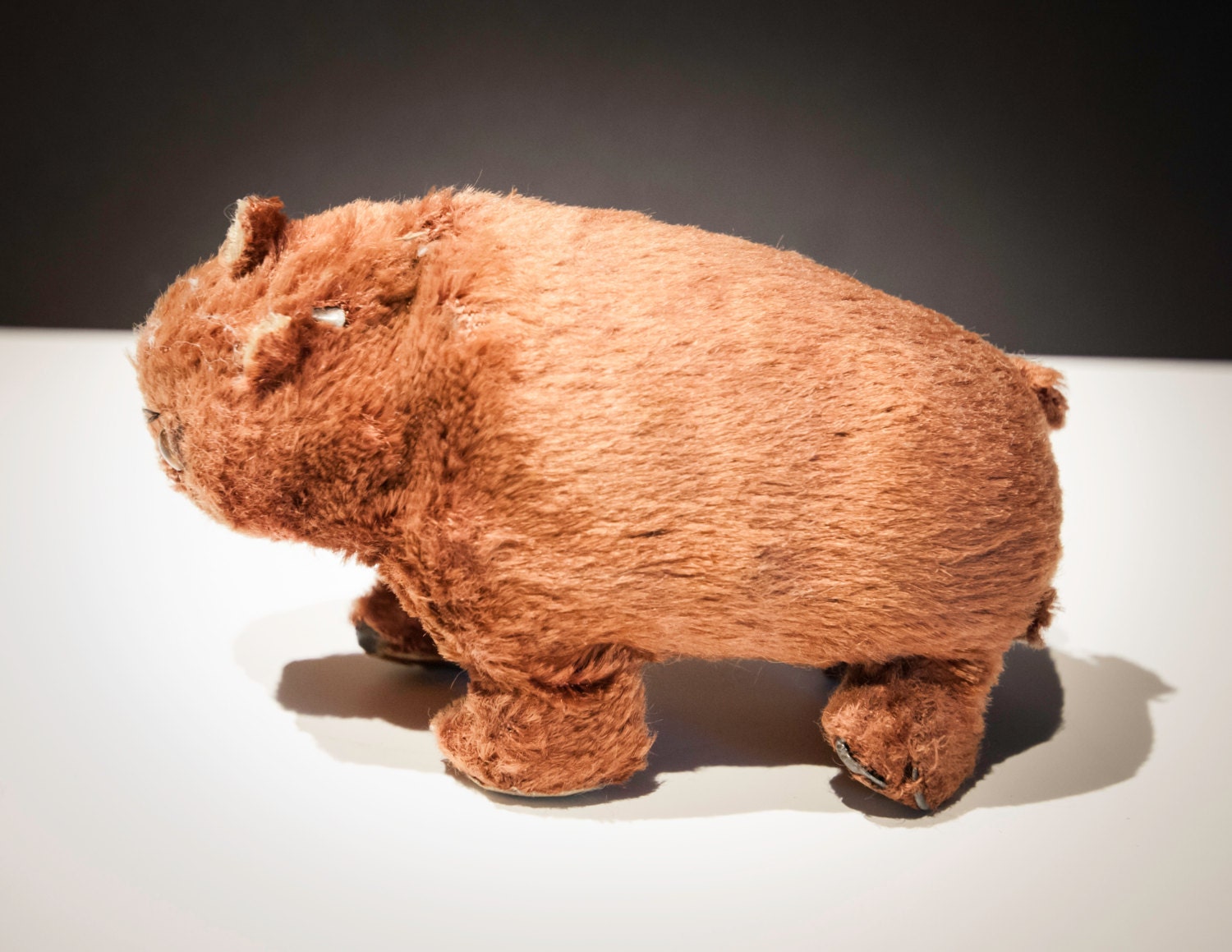 Antique 1950's Wind Up Teddy Bear Toy