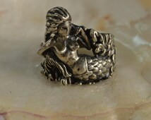 Popular items for mermaid ring on Etsy