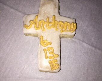 Cross sugar cookies | Etsy