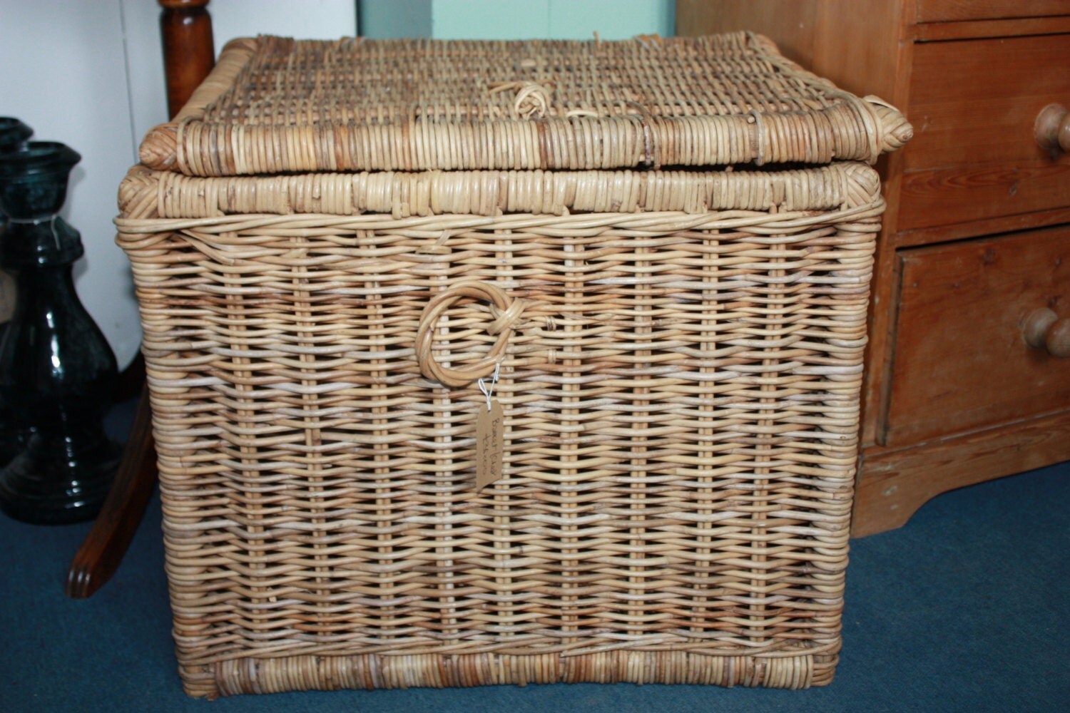 Wicker Chest Basket – Haute Juice