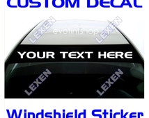 Unique windshield decal related items | Etsy