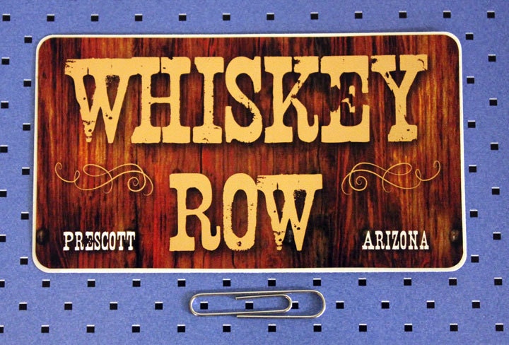 Whiskey Row Prescott Arizona Rectangle Bumper Sticker