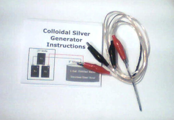 Colloidal Silver Generator Comes with .999 fine by Zapperplans