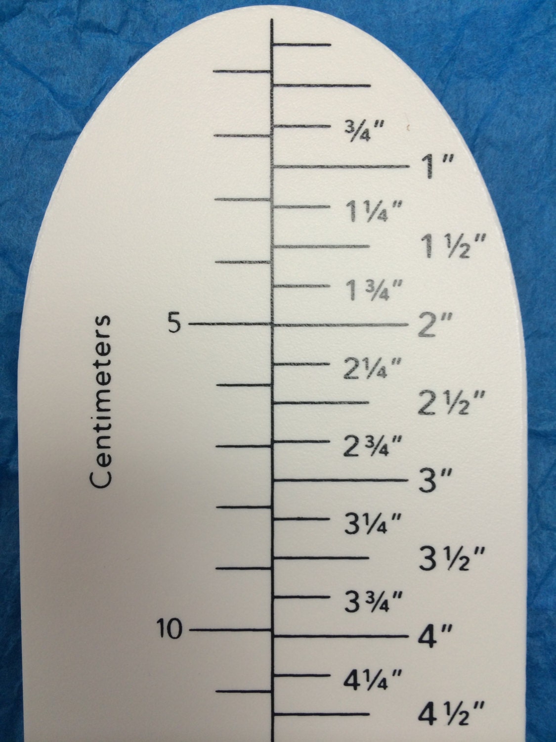 Sock Ruler Sock Measuring Tape Knitting Ruler Made in USA