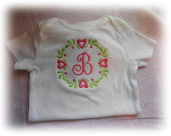 Artículos similares a Hand drawn monogrammed print, 8x10, the Letter C ...